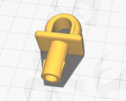 3d модель Nissan 65773-CY00B Упор капота для 3d принтера - скачать ...