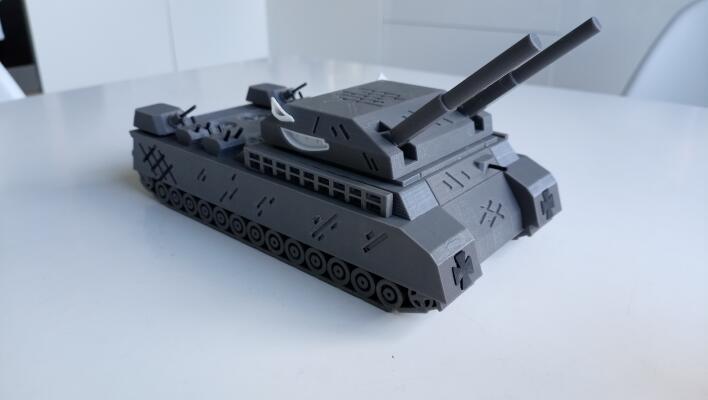 3d модель Знаменитый танк Ратте (Ratte) для 3d принтера - скачать ...