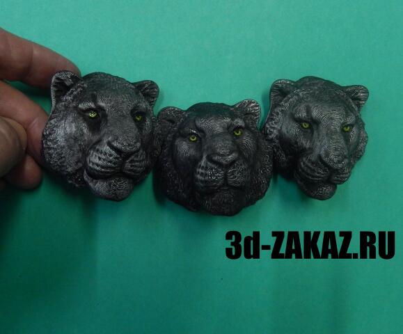Продажа 3D-модели "Голова тигра"