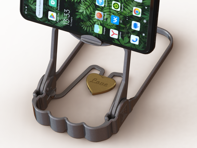 Продажа 3D-модели "Складная подставка для телефона Xiaomi Redmi 9"