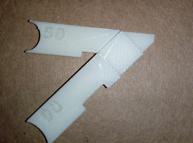 3d модель Набор радиусных и угловых шаблонов ч.1 для 3d принтера ...