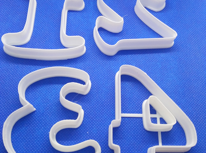 Продажа 3D-модели "Формы для печенья "Цифры 123456780""