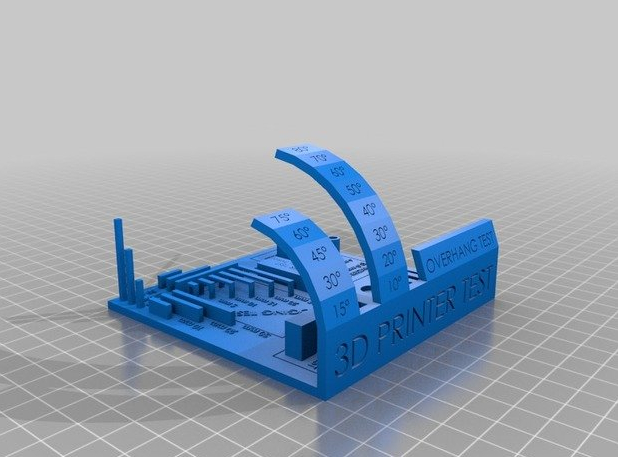 3d модель Тест для FDM 3D-принтера для 3d принтера - скачать бесплатно ...
