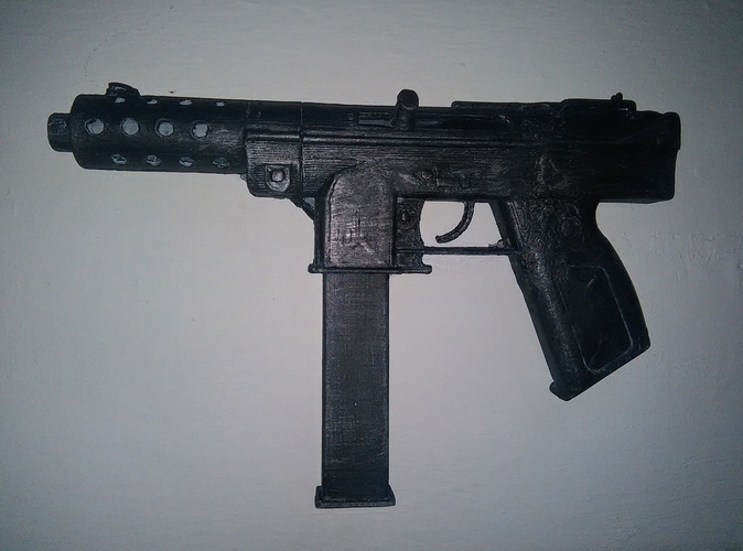 3d модель Tec-9 для 3d принтера - скачать бесплатно 3д модель в формате ...