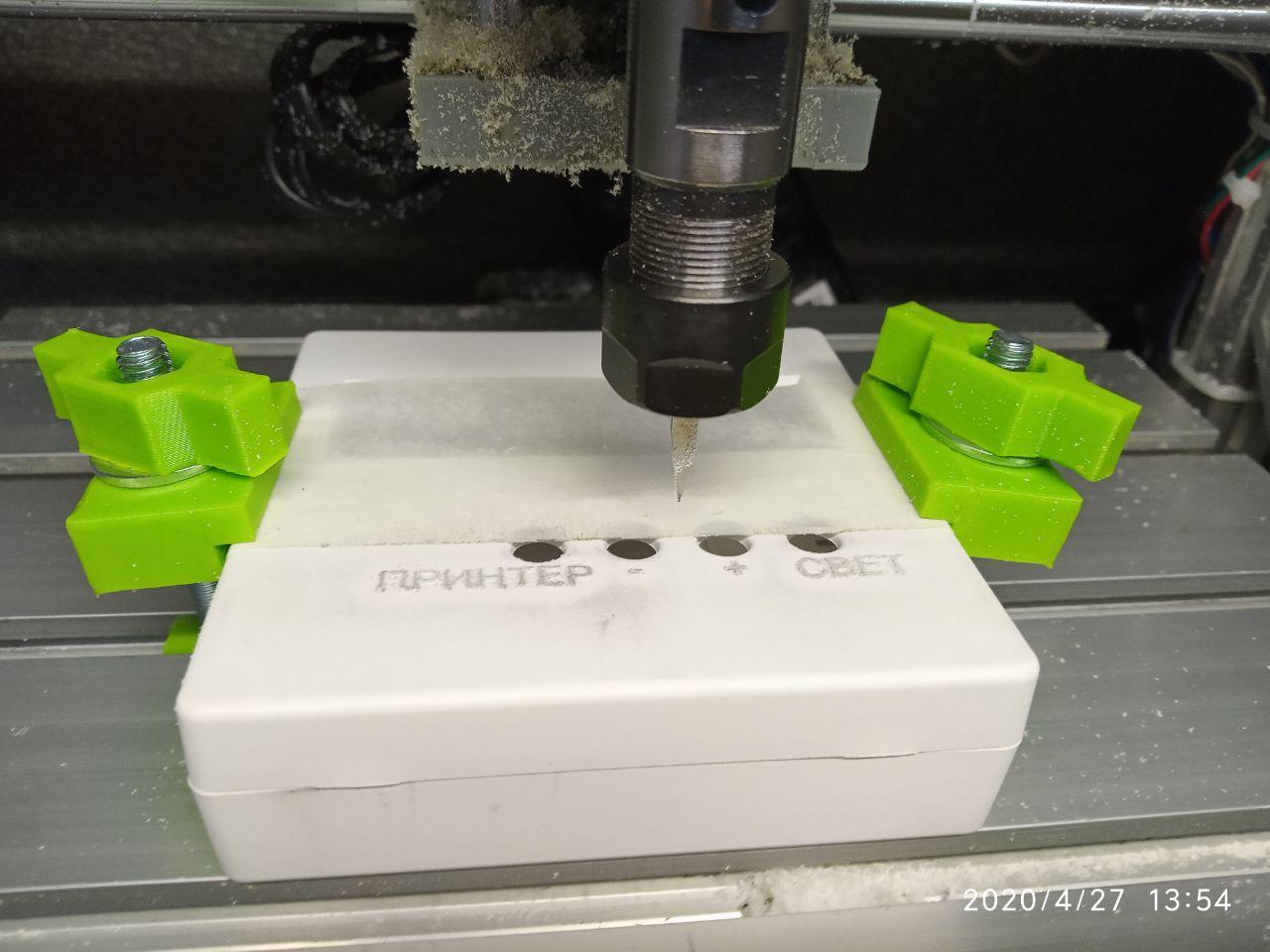 3d модель Угловой прижим для фрезера ЧПУ (CNC 2418 Clamp) с исходником ...