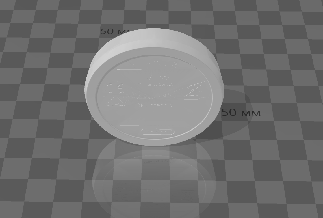 3d модель Amiibo base smash bross with logo для 3d принтера - скачать ...