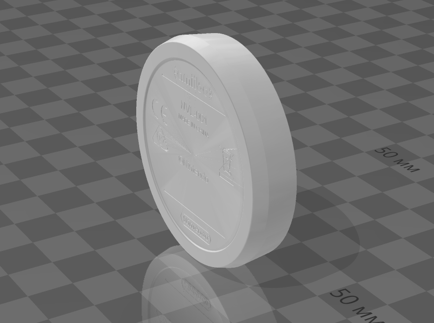 3d модель Amiibo base smash bross with logo для 3d принтера - скачать ...