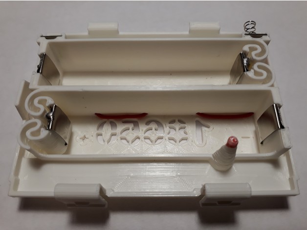 3d модель Lego Mindstorms EV3 battery holder 18650 для 3d принтера ...