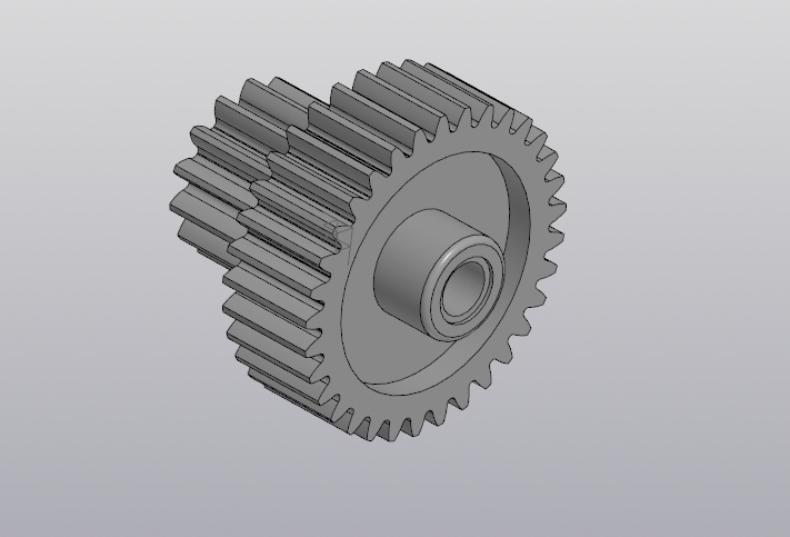 3d модель Шестеренки для комбайна блендера Moulinex quickchef. для 3d ...