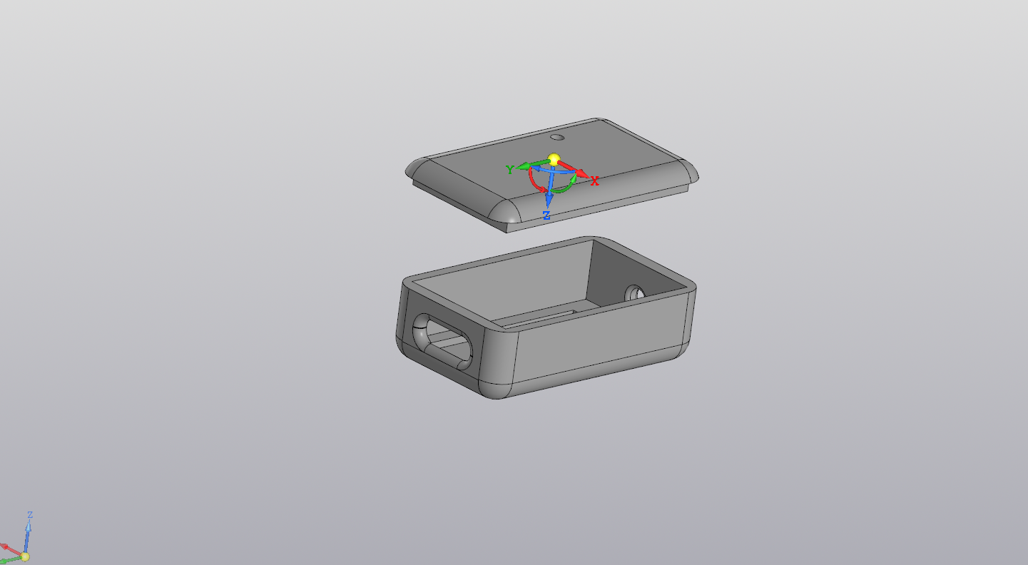 3d модель Кейс для Платы зарядки TP4056 USB Type-C с защитой для 3d ...