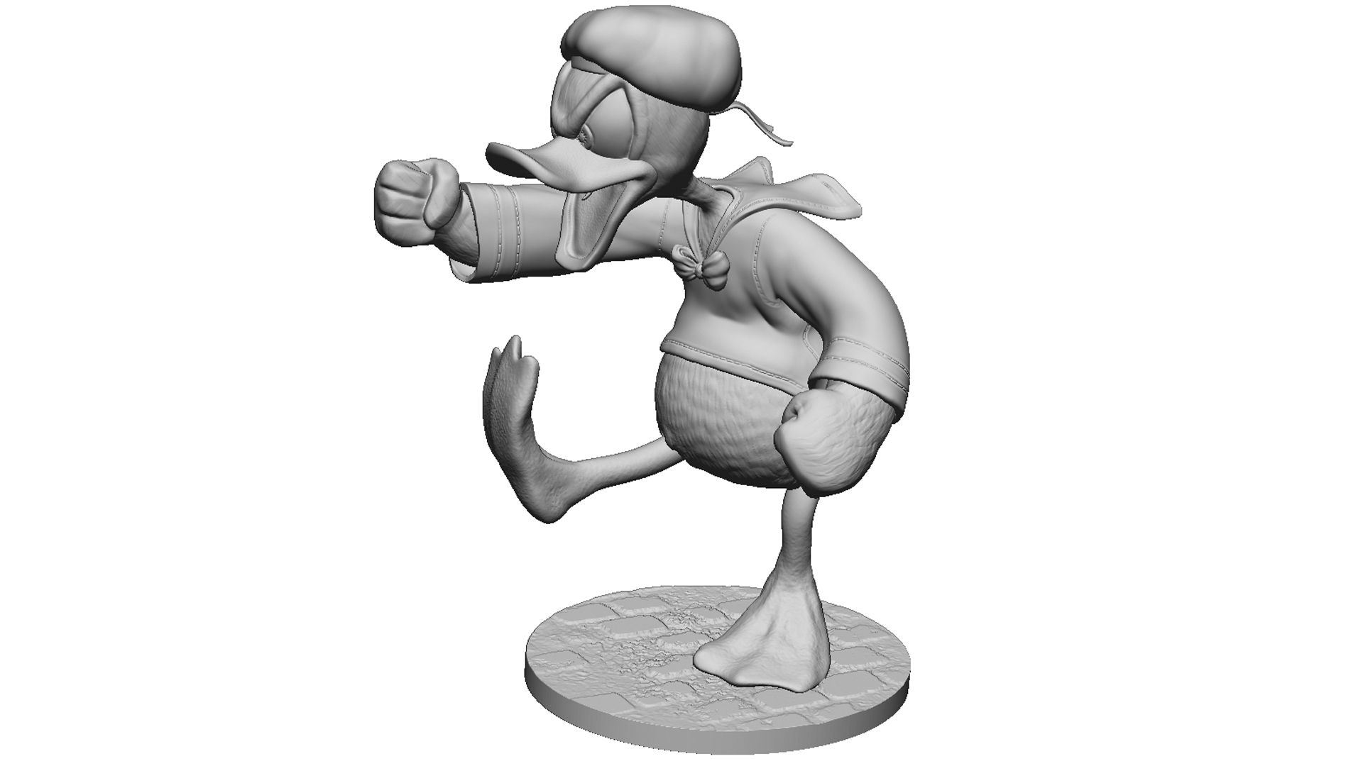 Продажа 3D-модели "Donald Duck. Для 3D печати. STL."