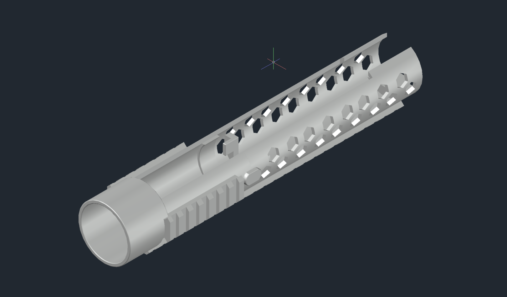 Продажа 3D-модели "Цевья на АК-105 Цима под ПБС-1"