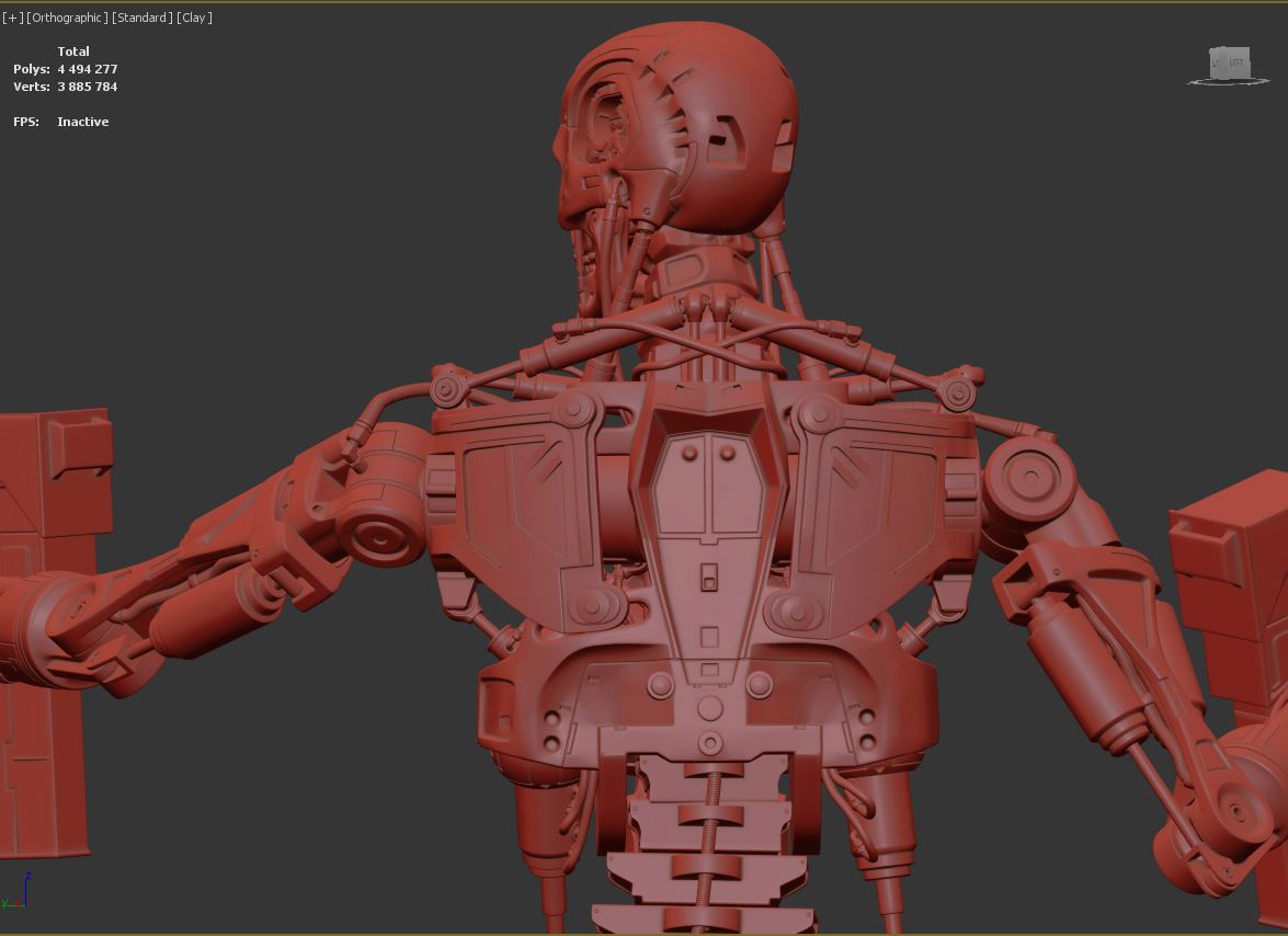 Продажа 3D-модели "Terminator T-800 Judgment Day"