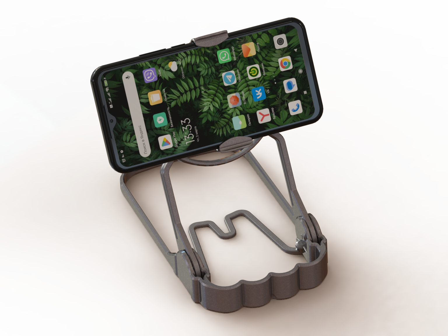 Продажа 3D-модели "Складная подставка для телефона Xiaomi Redmi 9"