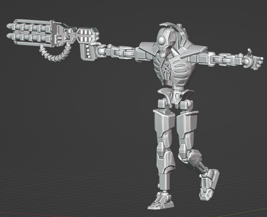 Продажа 3D-модели "Deathmark некрон из Warhammer 40000"